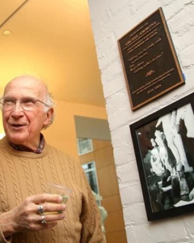 Colleagues celebrate A.R. Ammons in Temple of Zeus | Literatures in English